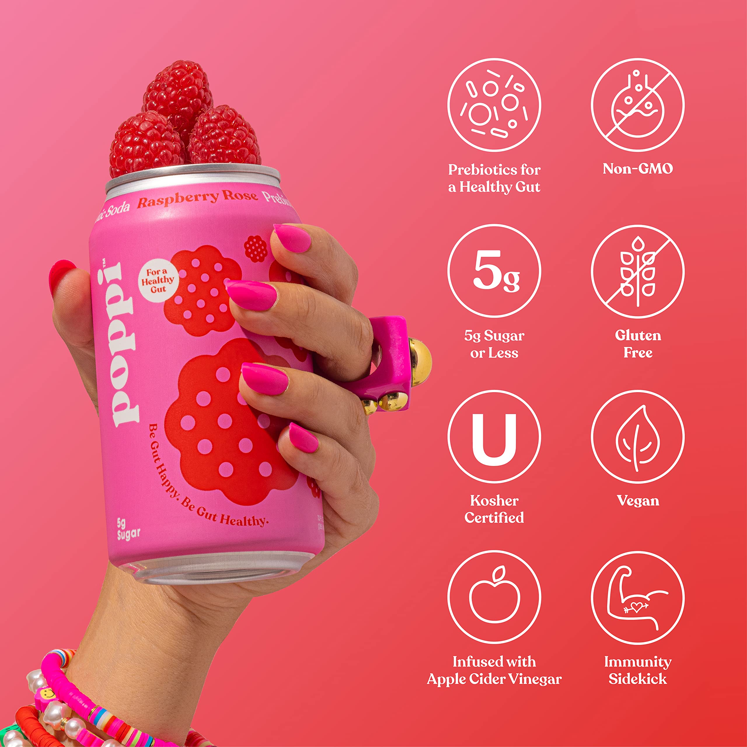 Snapklik.com : Poppi Sparkling Prebiotic Soda Beverage