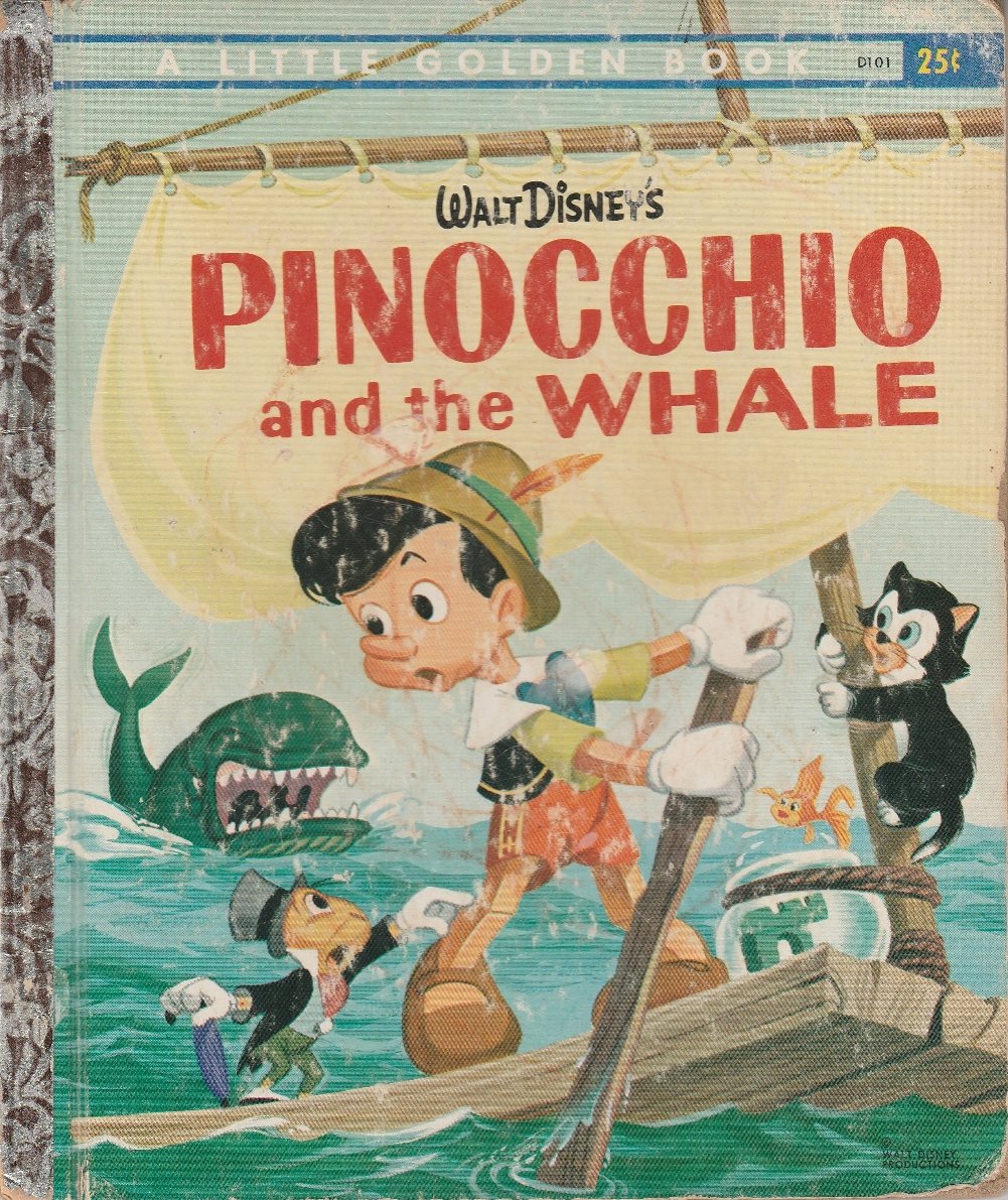 Pinocchio and the Whale : a Little Golden Book: Ingoglia, Gina: Books ...