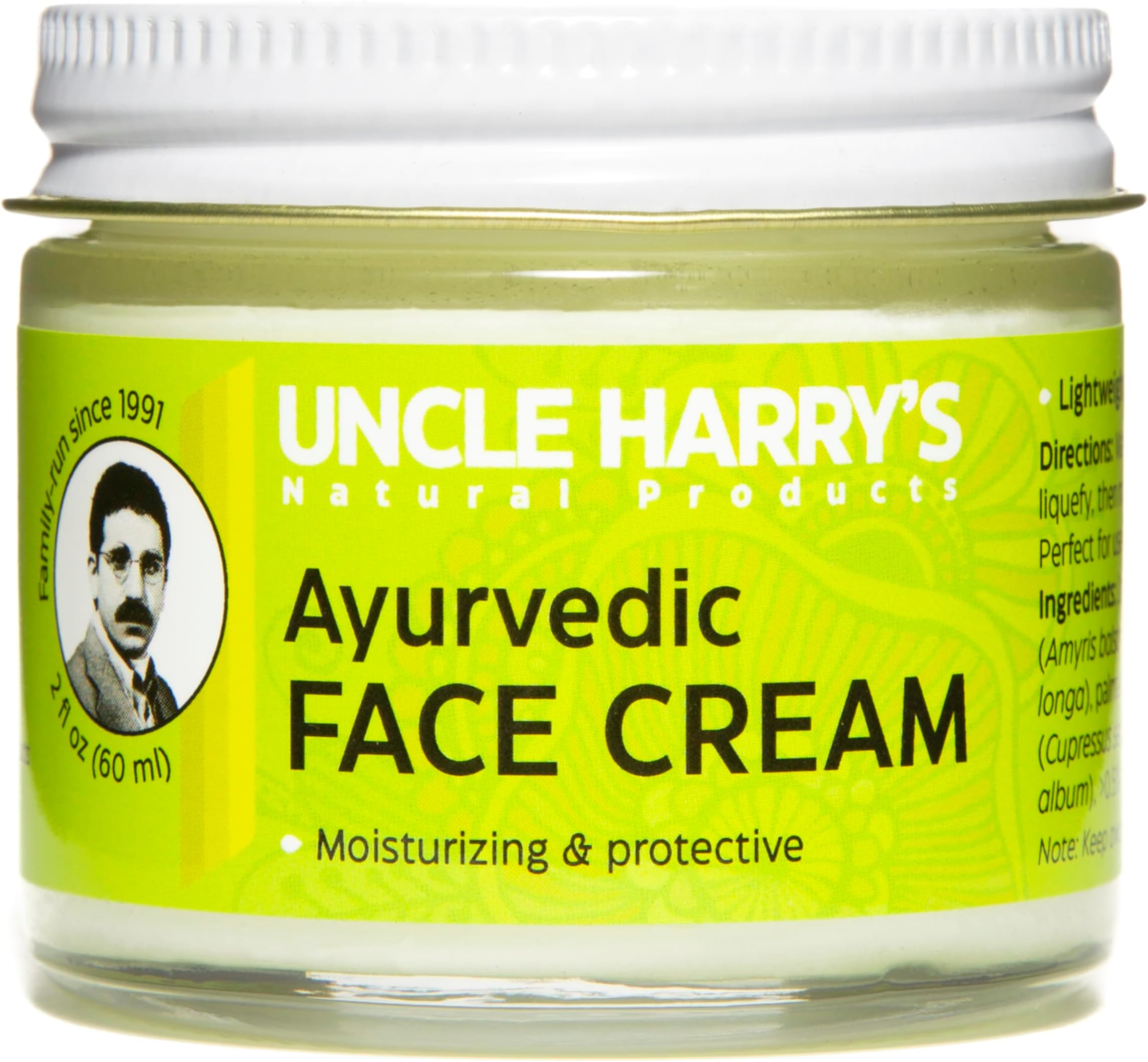 Amazon.com: Uncle Harry's Natural Products Ayurvedic Face Cream with ...
