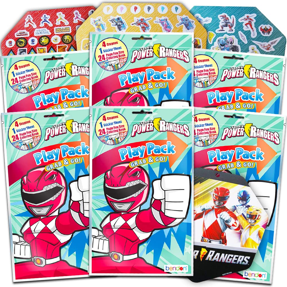 Buy Power Rangers Dino Charge Party Favors Pack ~ Bundle of 6 Power ...
