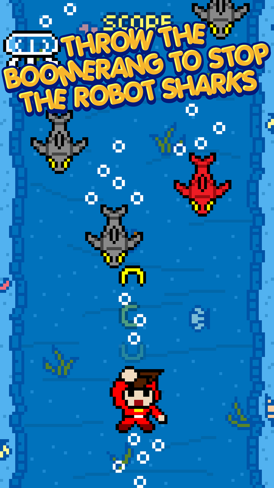 Little Brave Hero Boy : Invincible Sea World Savior VS Bad Robot Shark ...