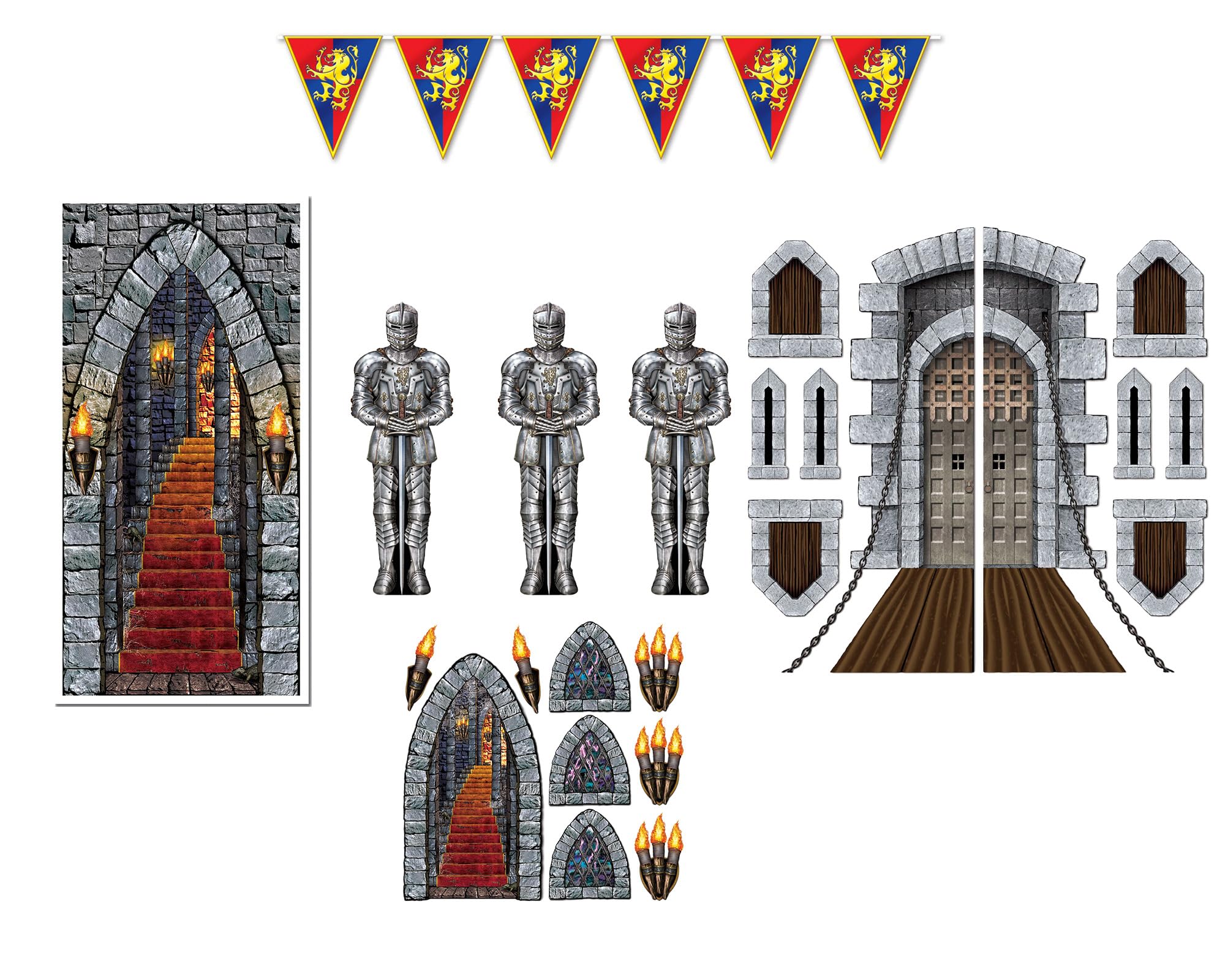 Amazon.com: Beistle Medieval Themed Party Decoration Kit - Royal Lion ...