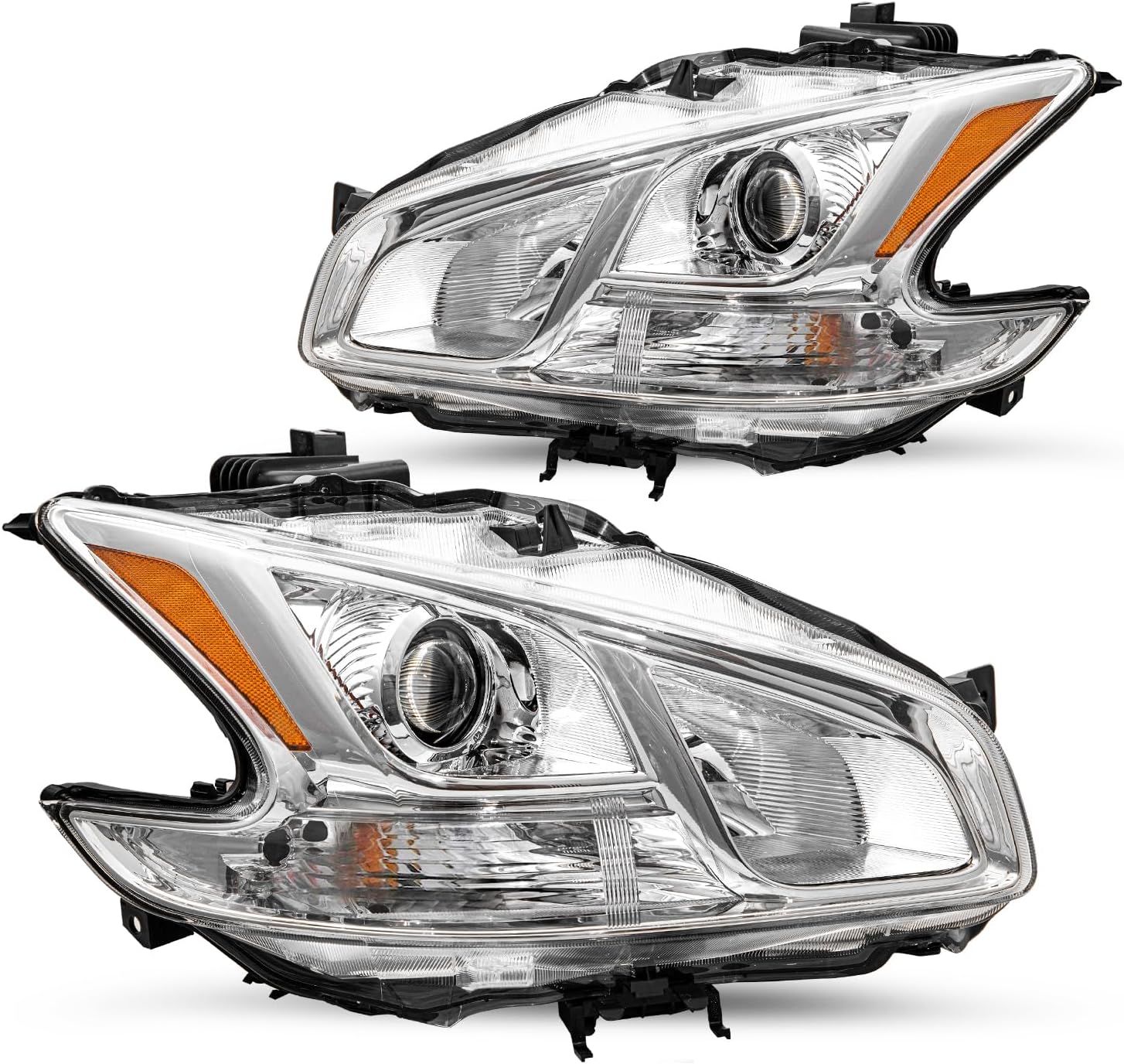 Amazon.com: JSBOYAT Halogen Headlight Assembly Compatible with 2009-2014 Nissan Maxima 4-Door ...