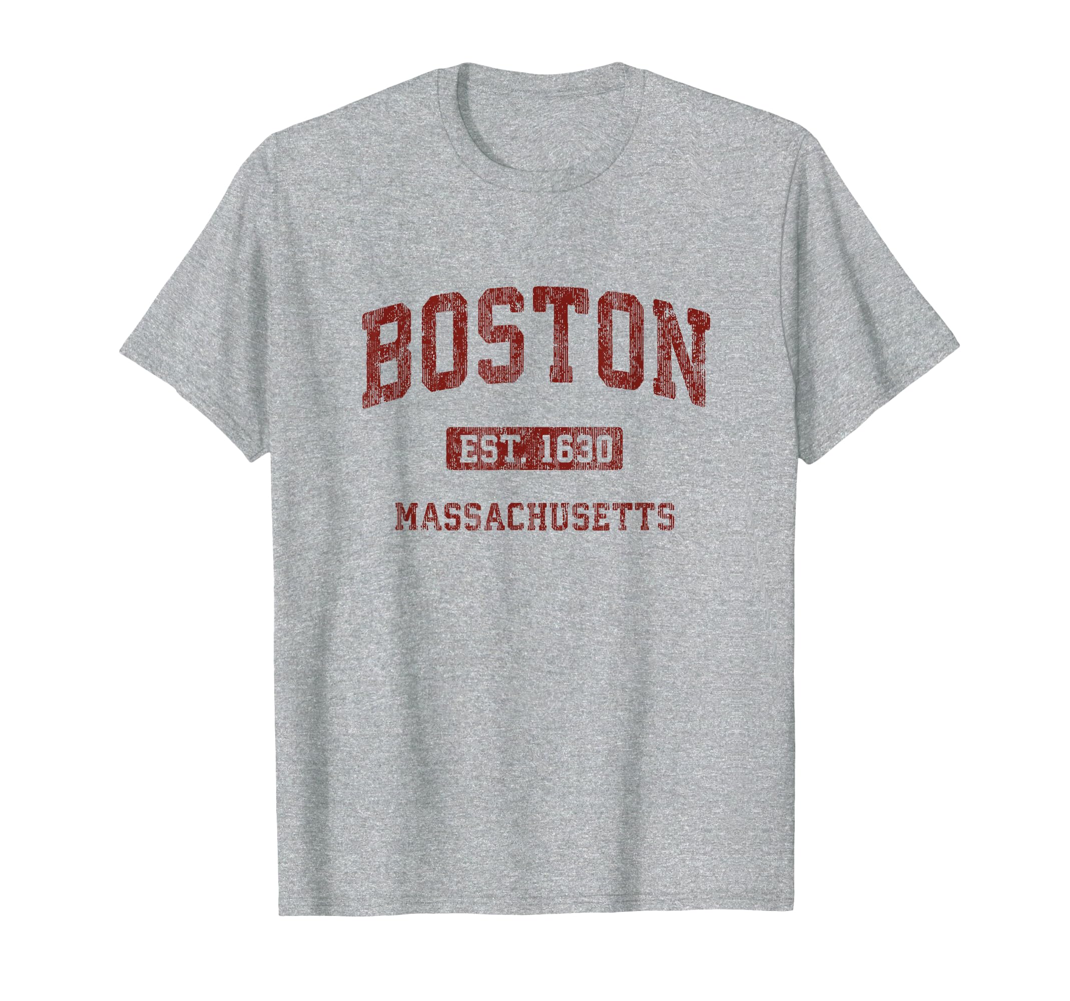 Amazon.com: Boston Massachusetts MA Vintage Athletic Sports Design T ...