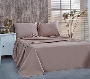 100% Cotton Bed Sheet Set | Made in Turkey | 4 Piece Bedding Set ...