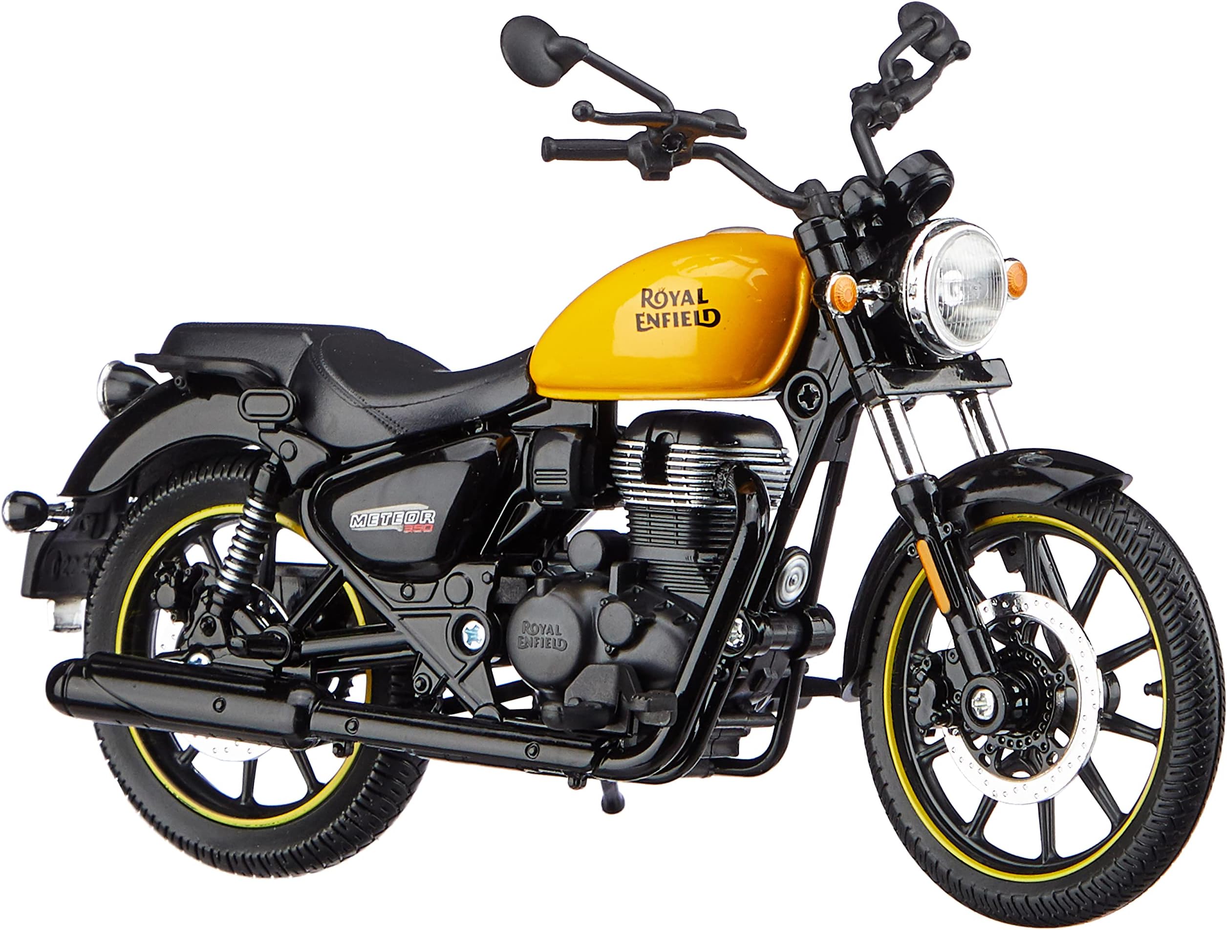 Royal Enfield Classic 350 Scale Model Stealth Black : Amazon.in: Toys ...
