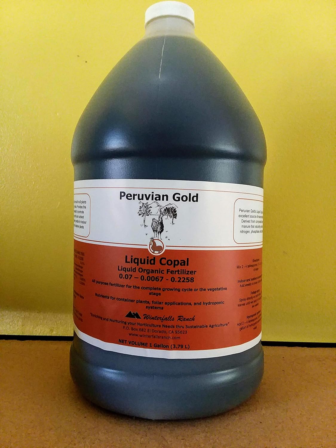 Amazon.com : Peruvian Gold Liquid Copal 1 Gallon : Patio, Lawn & Garden
