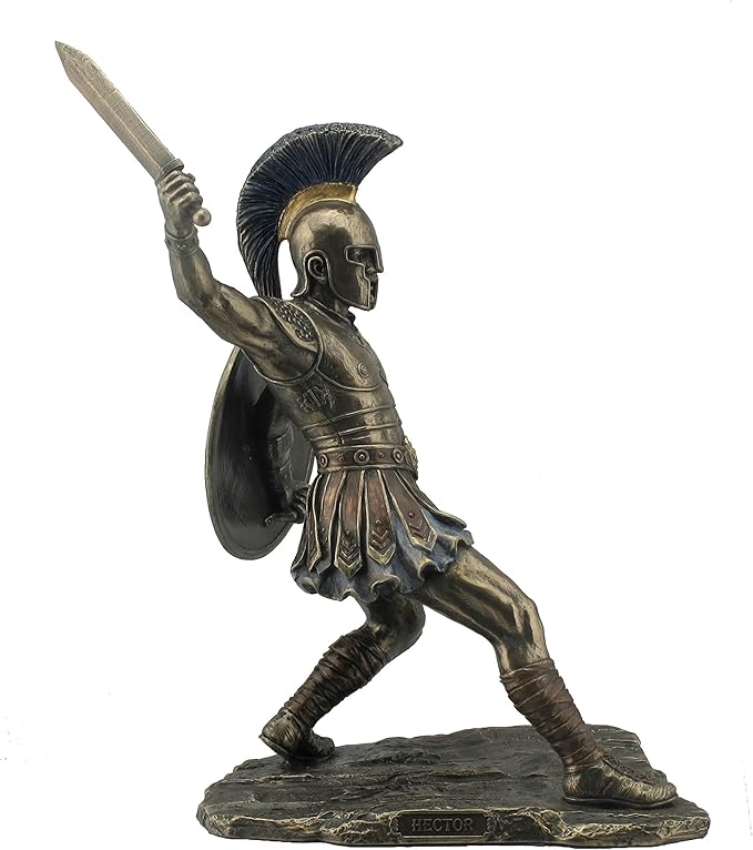 Amazon.com: Sale - Hector Unleashed with Sword & Shield Statue ...