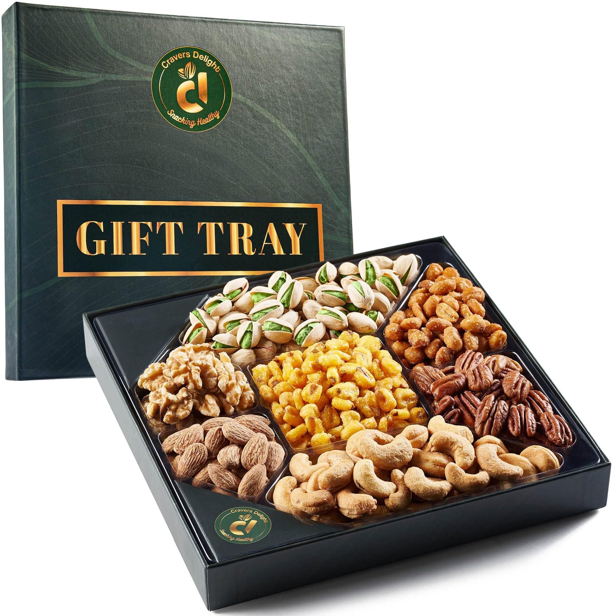 Amazon.com : Nuts Gift Basket, Gourmet Snack Box,in Window Box, Gift ...