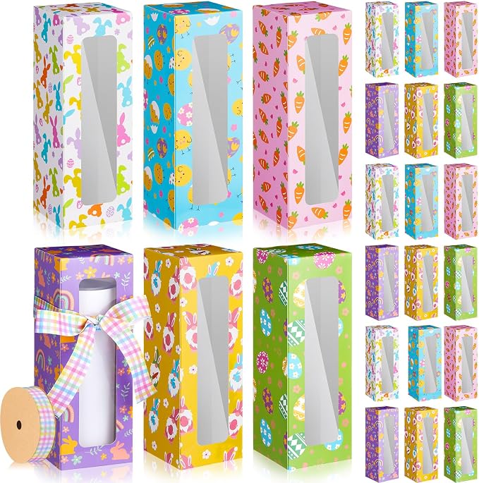Amazon.com: Mooliwe 24 Pcs Easter Gift Boxes with Ribbon for ...
