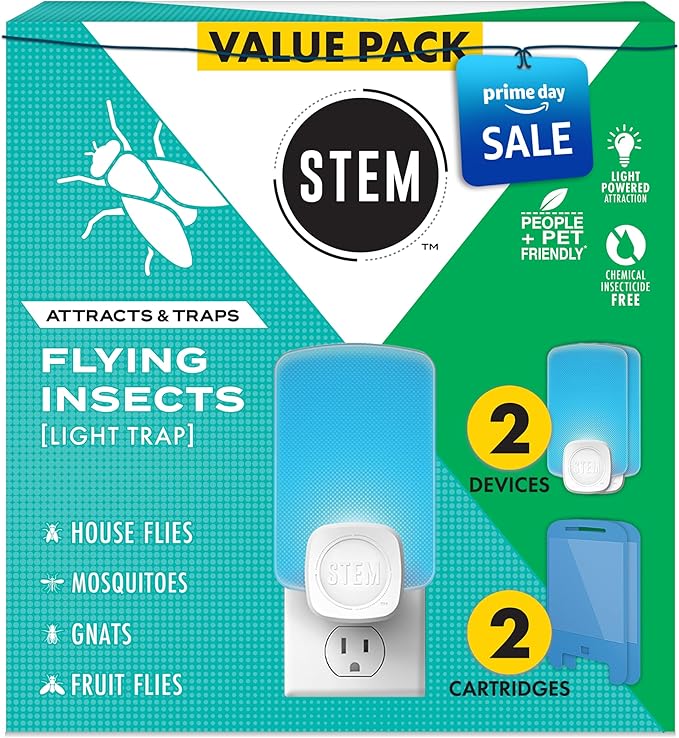 Amazon.com: STEM Light Trap: Indoor Fruit Fly Trap, Effective Insect ...