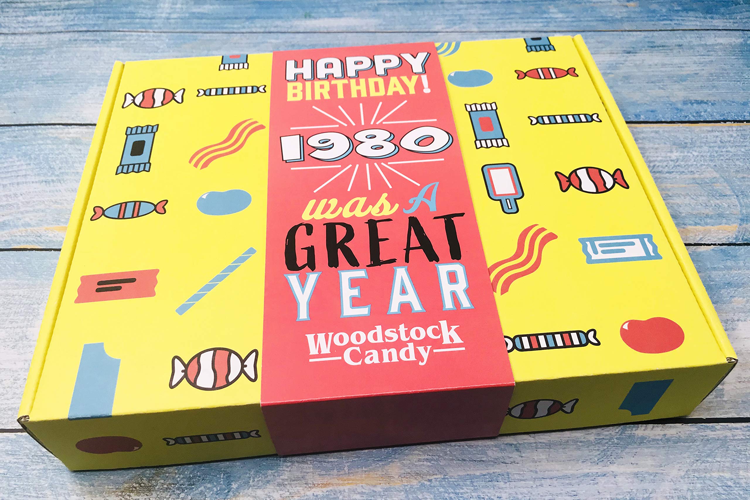 1980 Retro Candy 42nd Birthday Gift Box Assortment from Childhood for ...