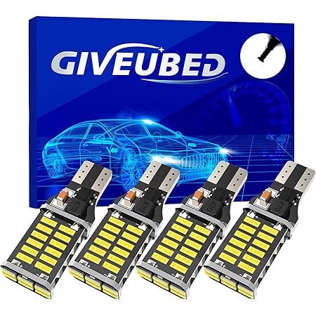 Amazon.com: 921 912 T15 LED Car Bulb Extremely Bright 1100 Lumen 15SMD ...