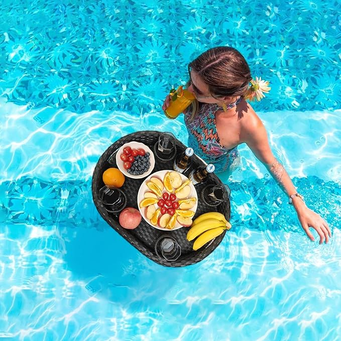 Amazon.com: Floating Tray for Pool，Floating Pool Tray, Floating Tray ...