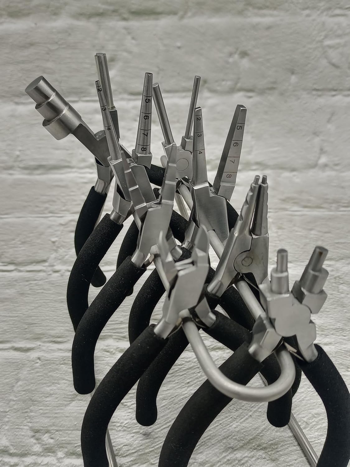 Amazon.com: Set of 8 Jewelry Pliers Soft Grips Plier with Stand : Arts ...