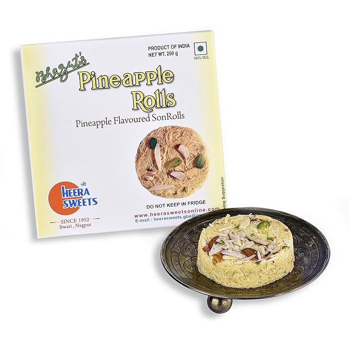 Buy Bhagat's Heera Sweet Original Delicious Son Roll with Almonds and ...