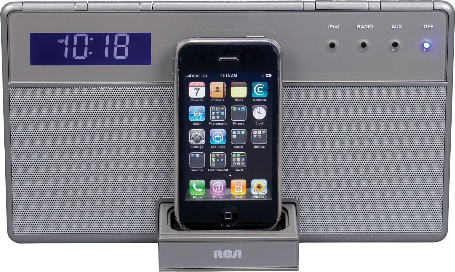 Rca Clock Radio Silver