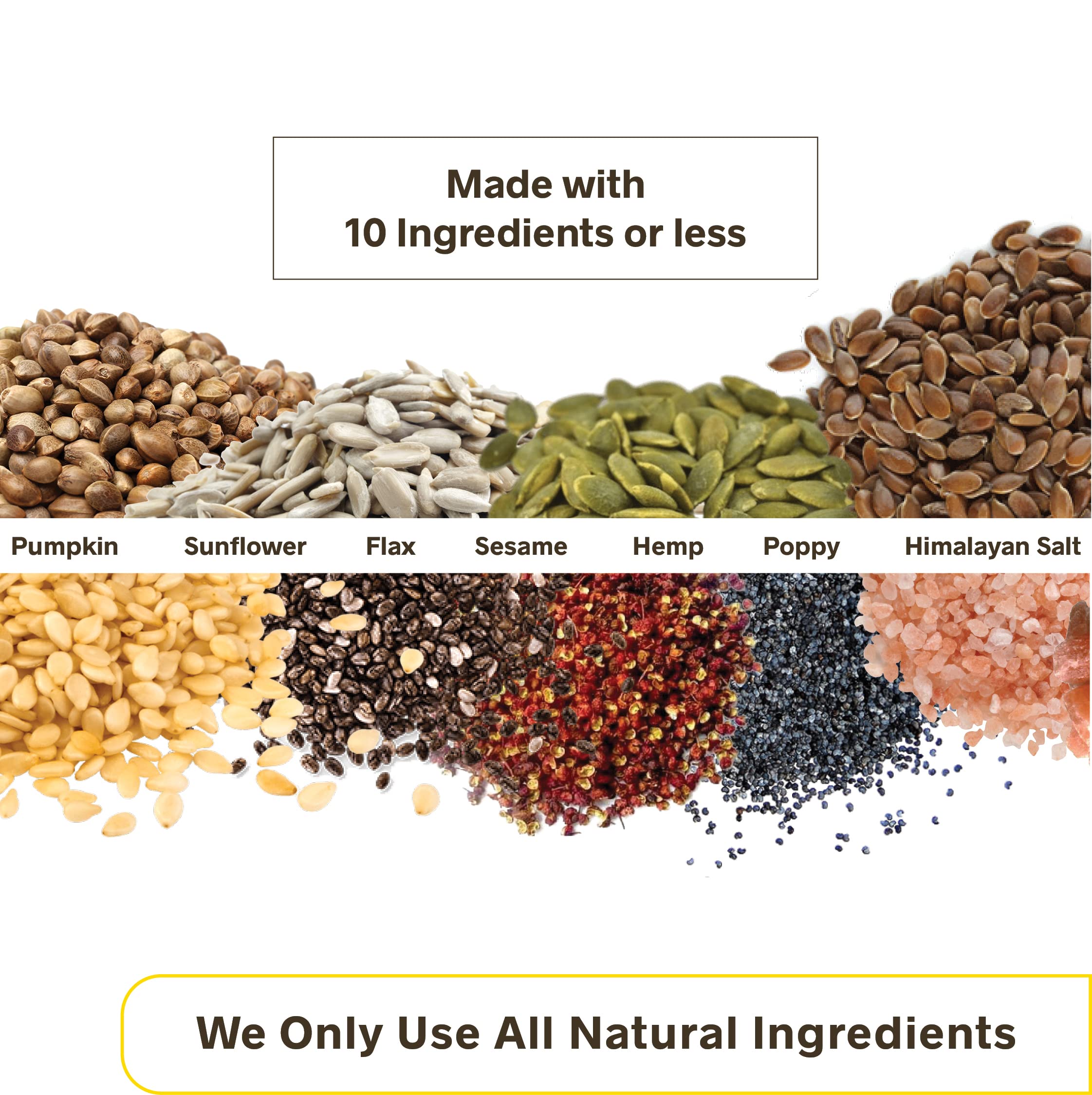 Snapklik.com : ELLAS FLATS All Seed Savory Crisps Gluten Free, Sugar ...