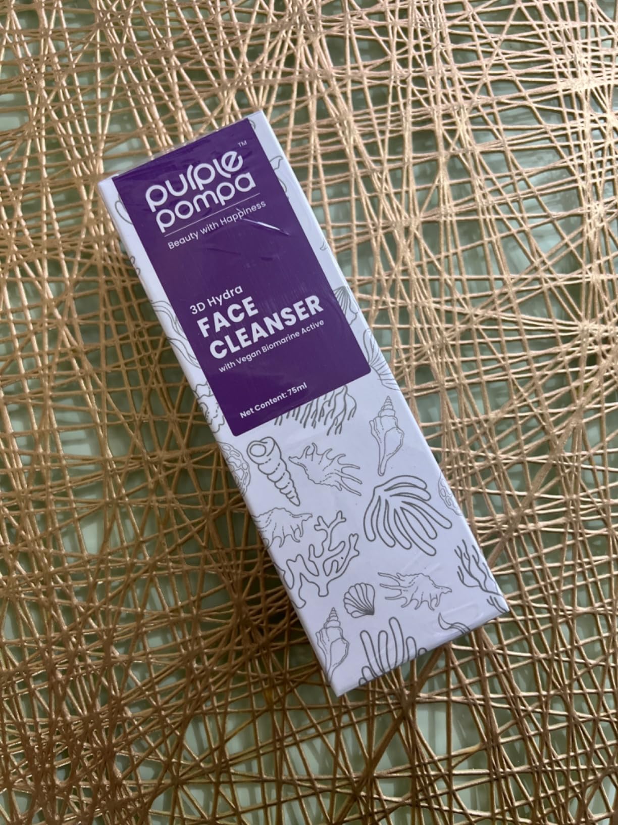 Purple Pompa 3D Hydra Face Cleanser |With Vegan Biomarine Actives ...