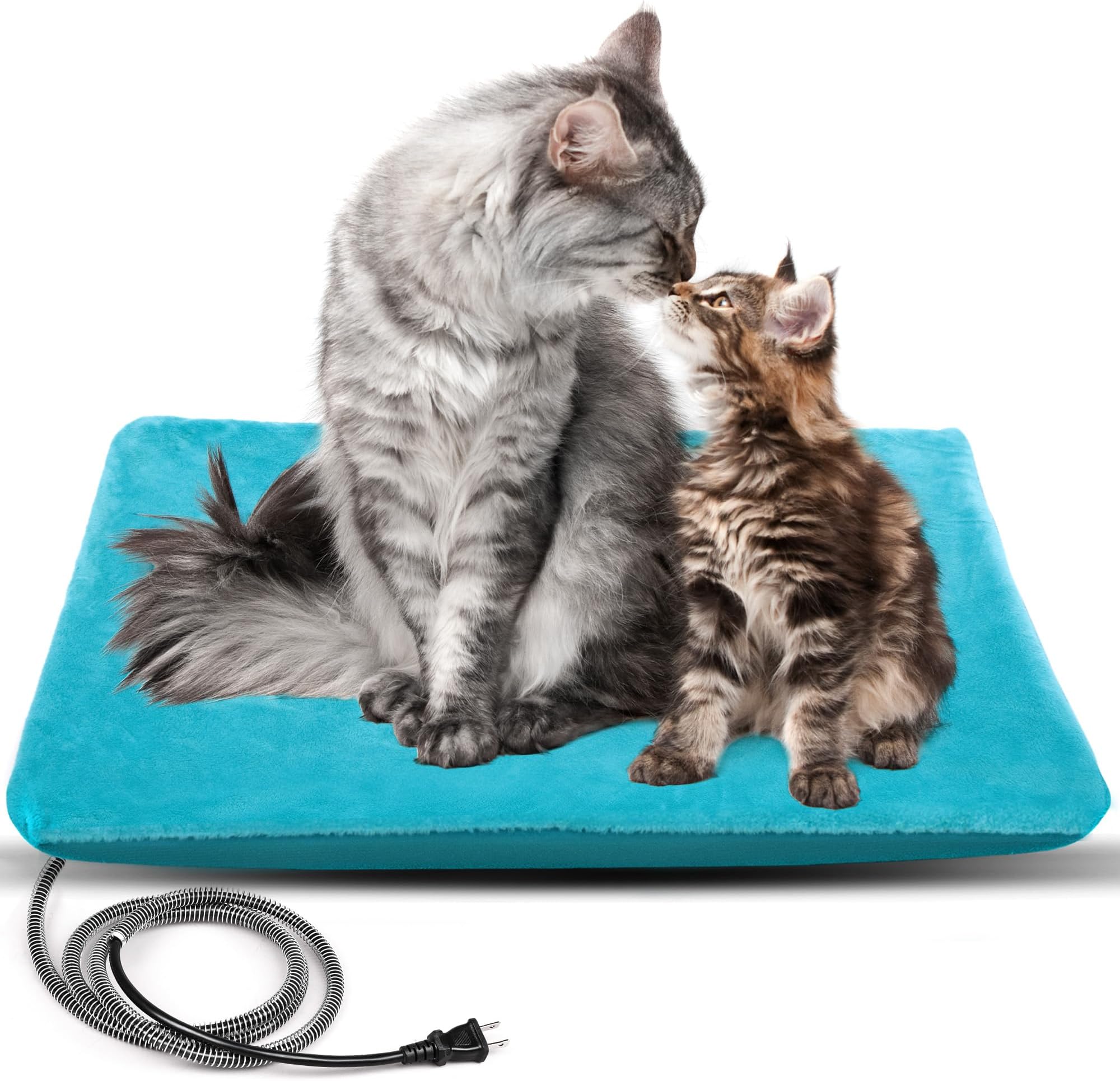 Amazon.com : PETNF Outdoor Pet Heating Pad for Cats Outside, Cat Heating Pad Outdoor Winter ...