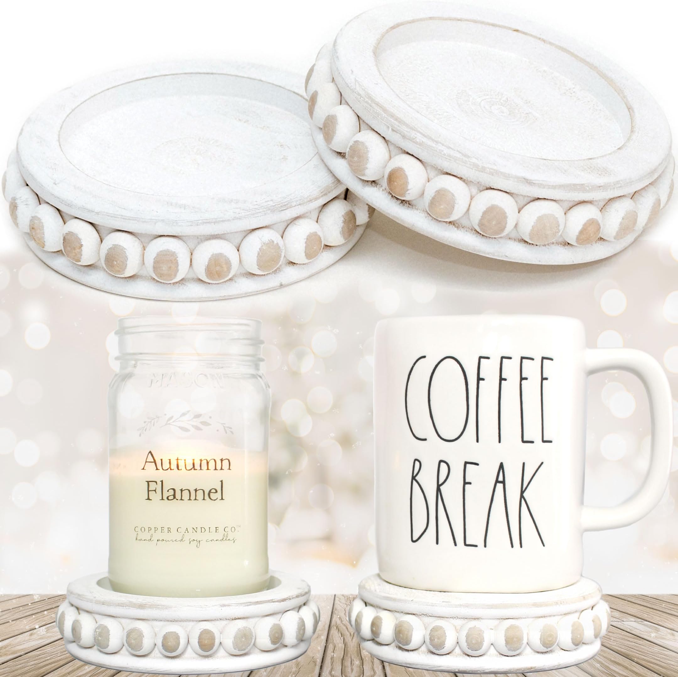 Amazon.com: Corner Pedestal Stand Rustic Decor Riser for Display ...