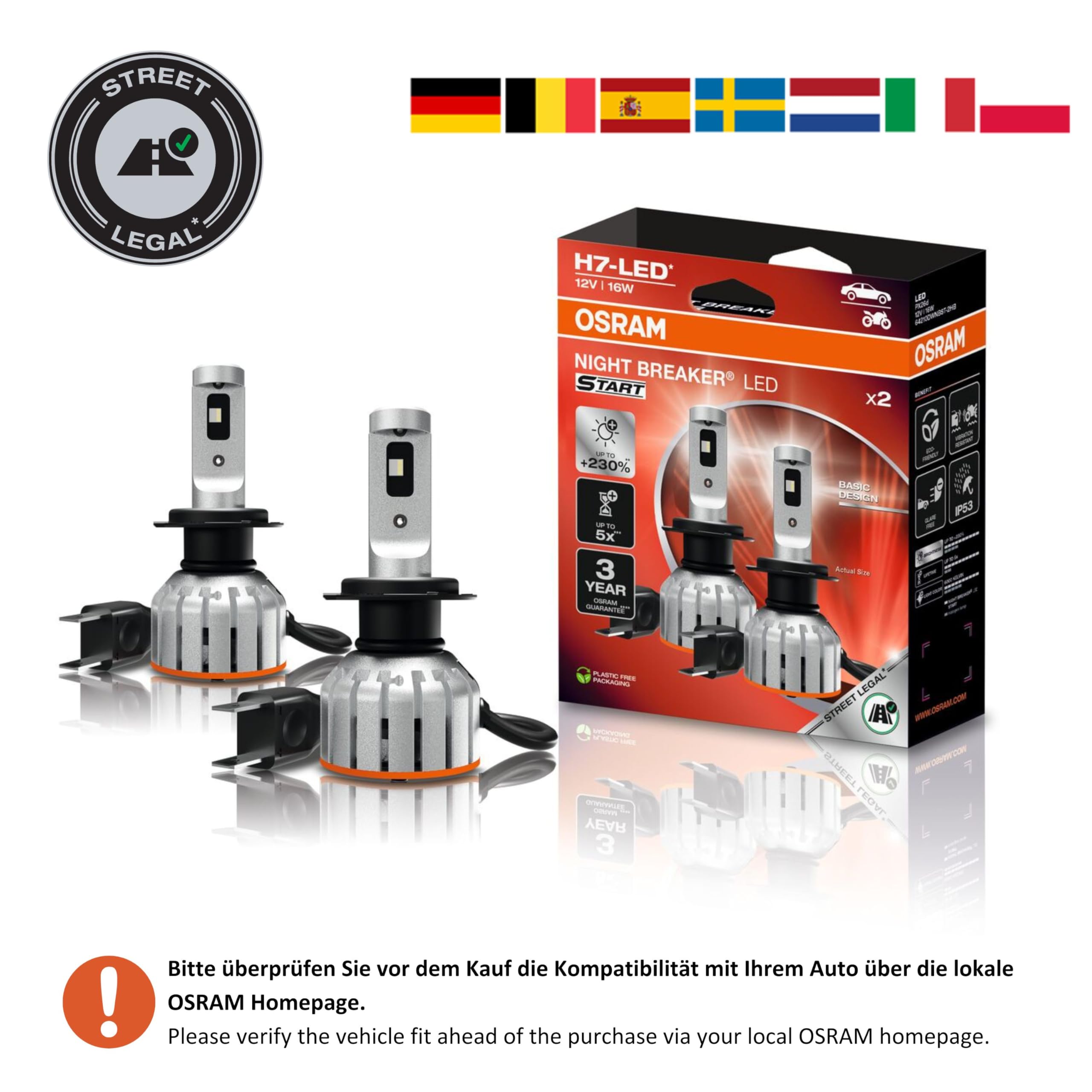 Osram H7 Led Liste