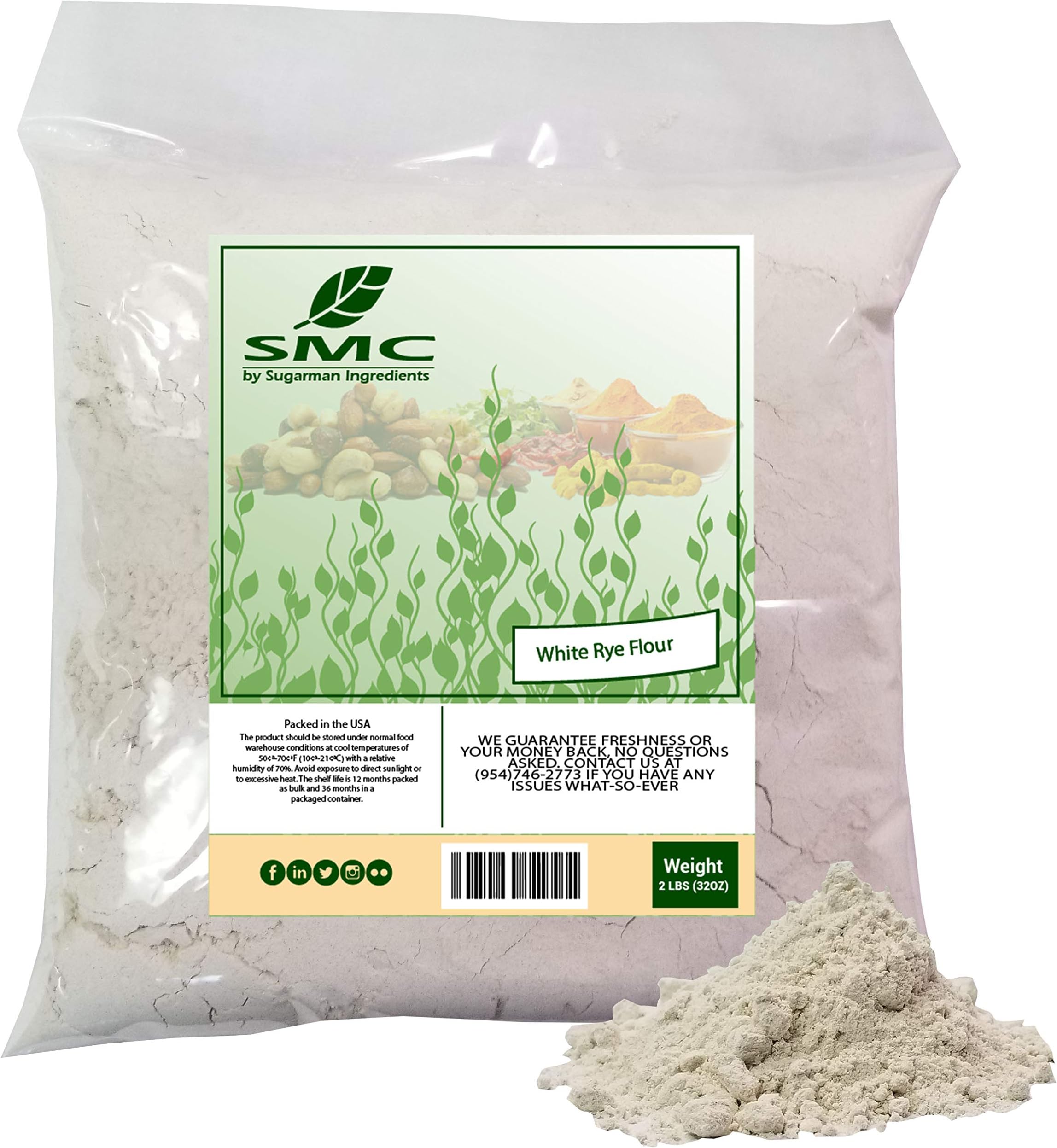 Amazon.com : Granite Mill Farms Stone Ground Sprouted Organic Rye Flour ...