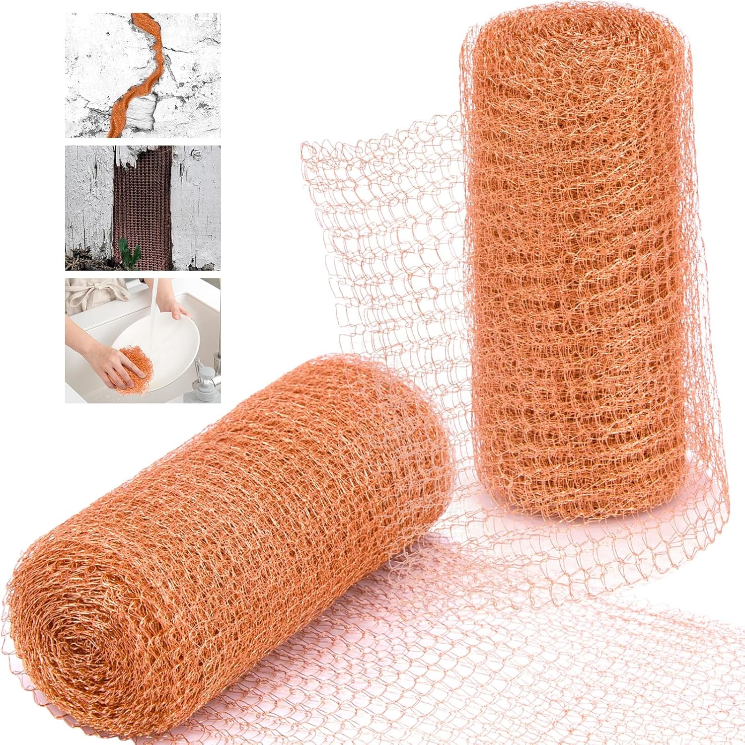 Copper Mesh Slug Repellent Uk, 5"×30Feet Pure Copper Mesh, Copper Wire ...