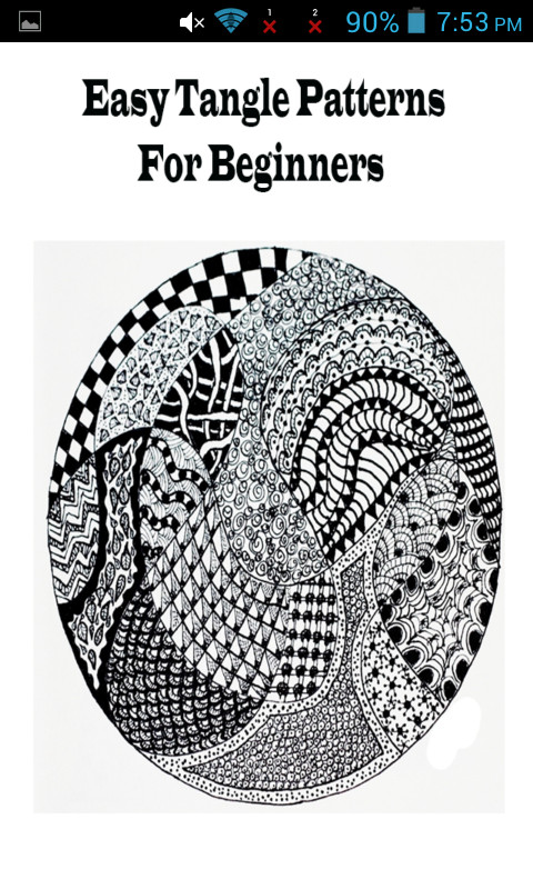 Easy Tangle Patterns For Beginners:Amazon.com:Appstore for Android