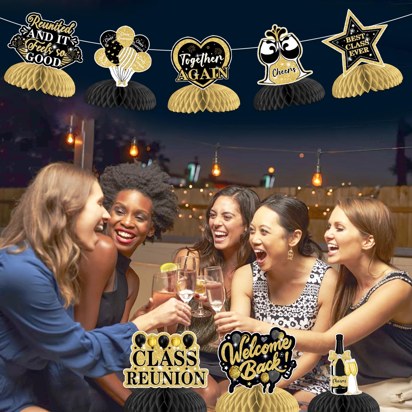 High School Reunion Decorations Centerpiece Reunited School Class