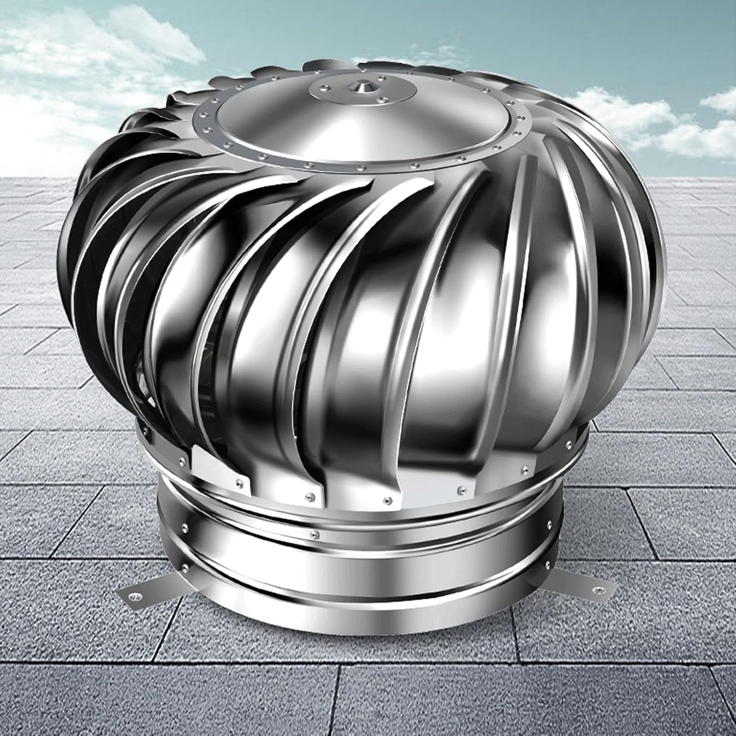 Amazon.com: YPDEYD Non Power Roof Ventilator Roof Wind Turbines 304 ...