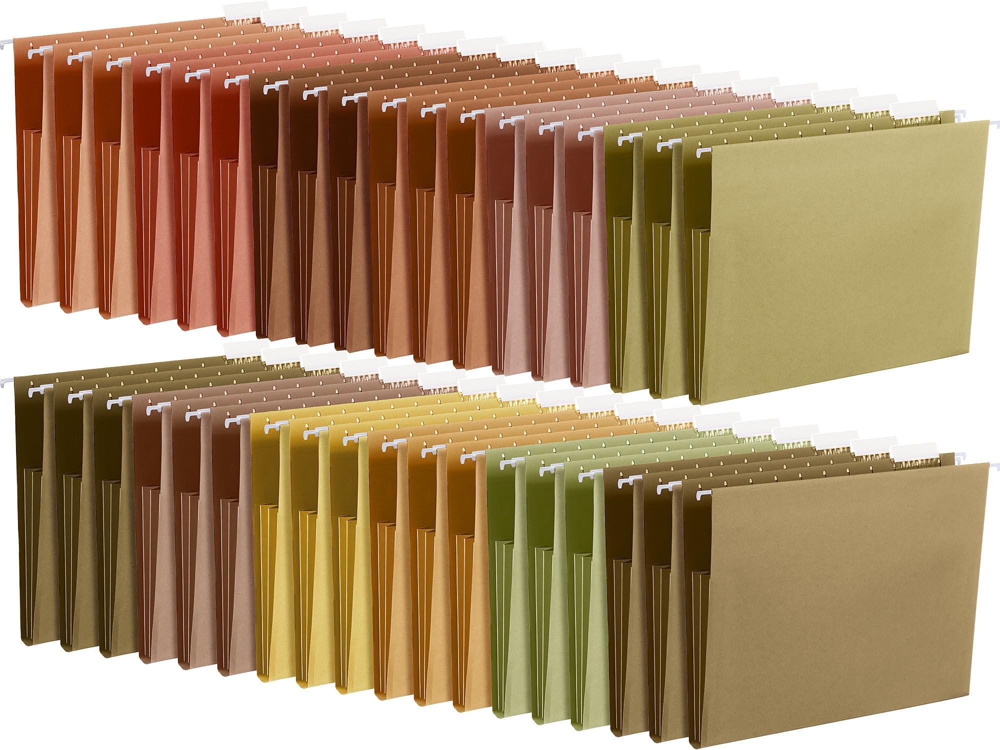 Amazon.com : Yaomiao 36 Pcs Hanging File Folders Letter Size File ...