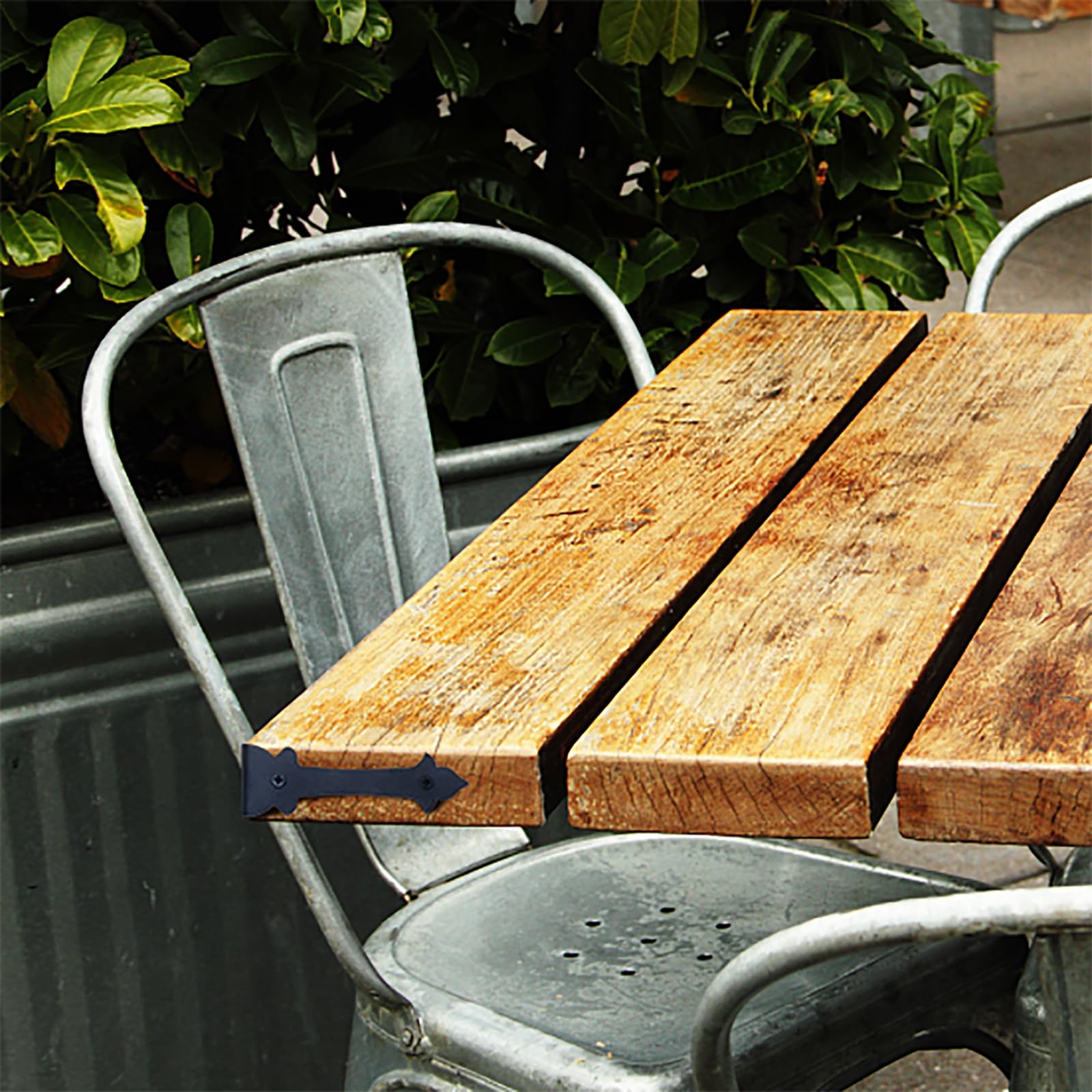 Rustic Table Edge Corner Brackets Corner Table Bracket Etsy