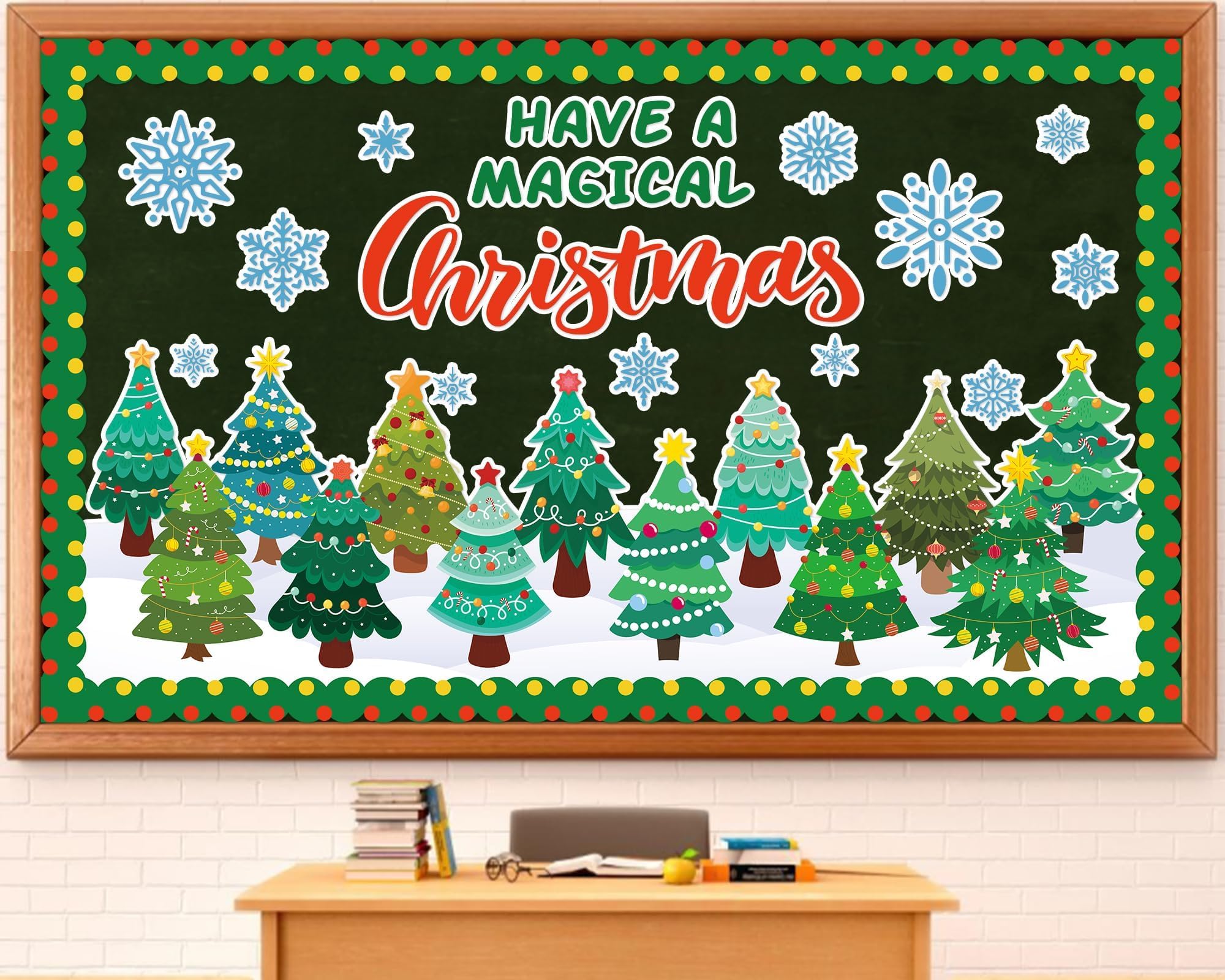 Amazon.com: Christmas Bulletin Board Set Summer Christmas Classroom ...