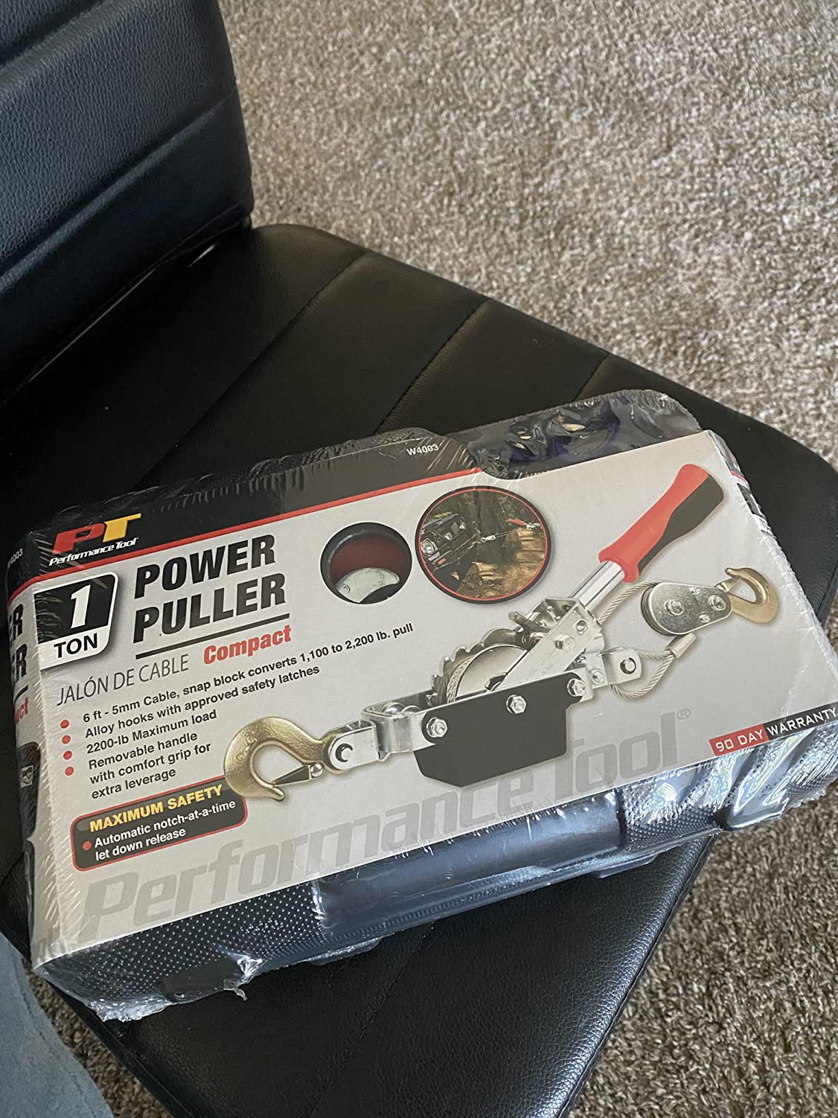 Amazon.com: Performance Tool W4003 Compact Power Puller 1 Ton Capacity ...