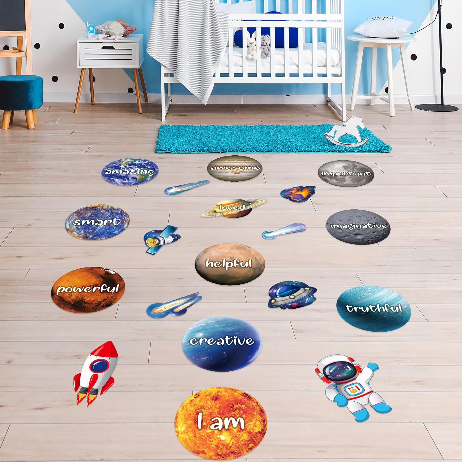 Snapklik.com : 19 Pcs Inspirational Quotes Floor Decals Motivational ...