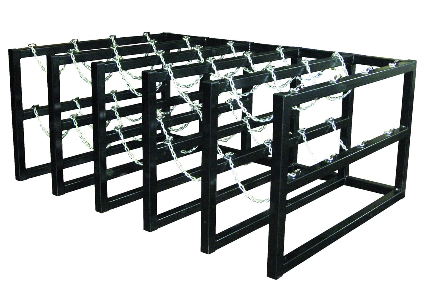Justrite 35182 Cylinder Barricade Rack, 5x4: Amazon.com: Industrial ...