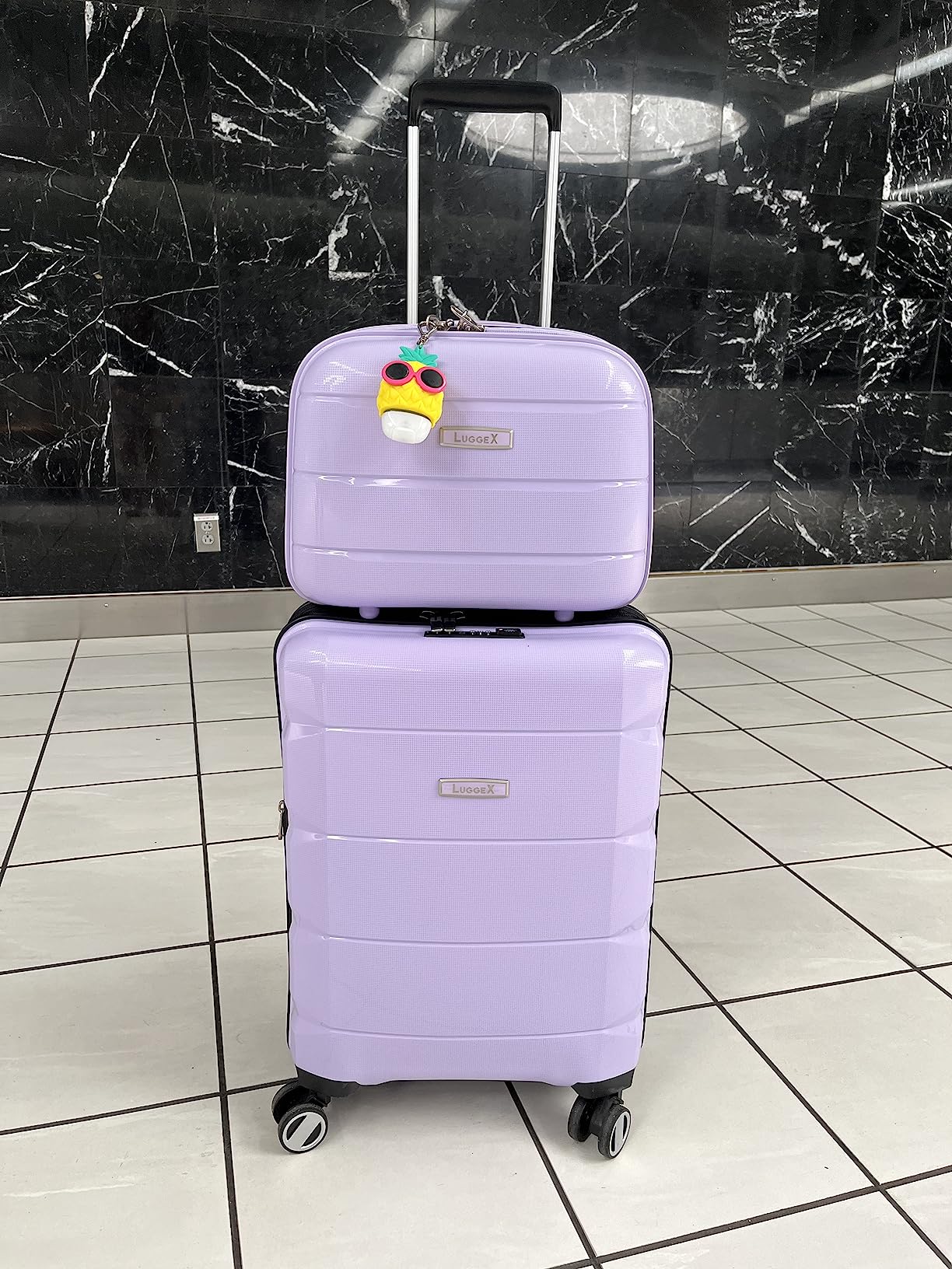$42/mo - Finance LUGGEX Purple Luggage Sets 3 Piece for Women ...
