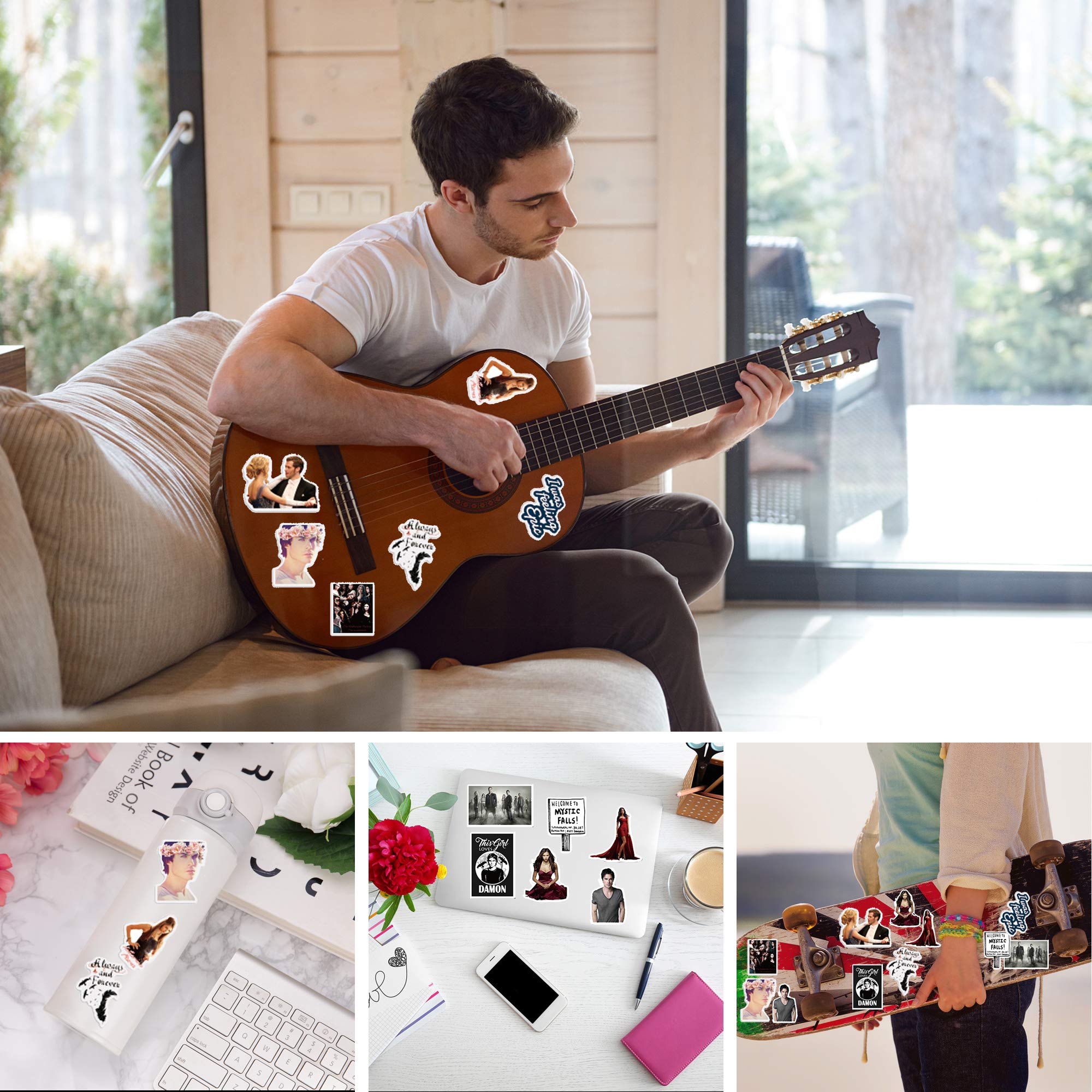 The Vampire Diaries Merchandise, 100 Pcs Vampire Diaries Stickers ...