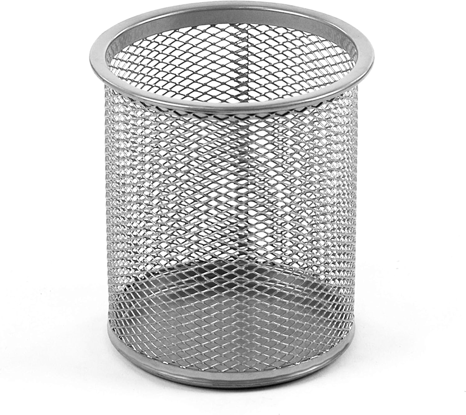 Amazon.com: Design Ideas 34109-DI Pencil Cup-Mesh-Silver : Office Products