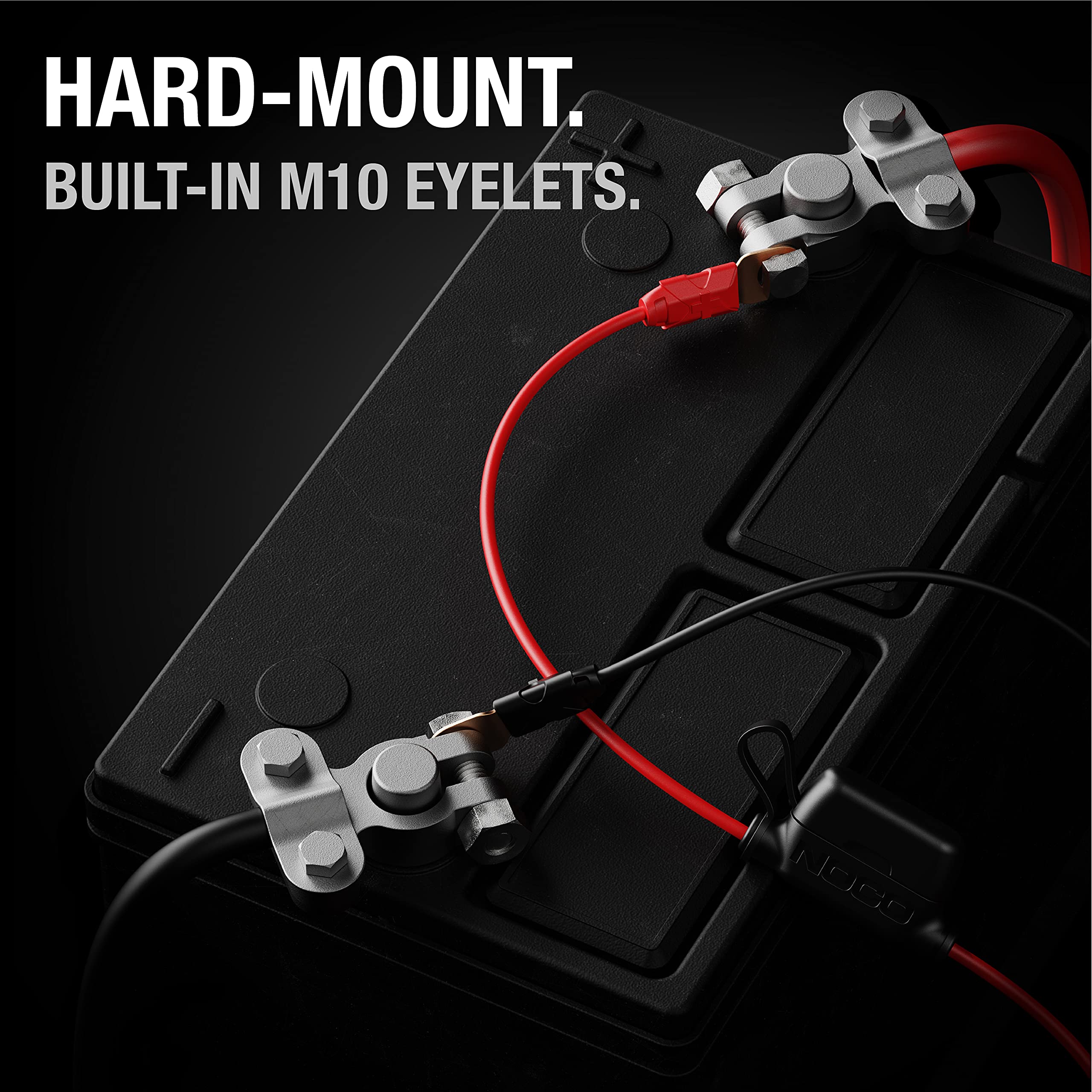 NOCO GC018 12-Volt Adapter Plug Socket with Eyelet Battery Terminals ...