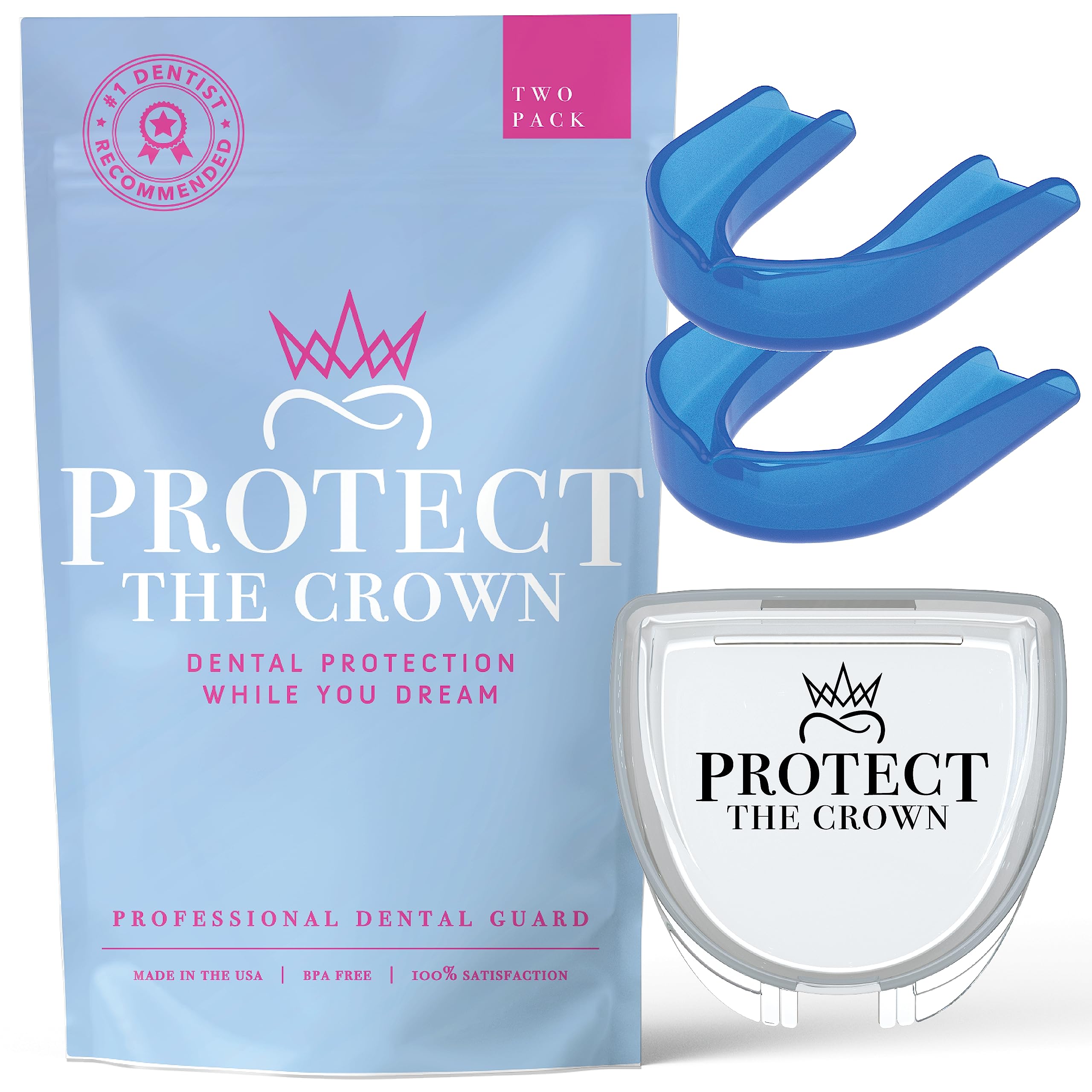 Amazon.com: Protect The Crown Night Guard 2 Pack - Mouthguard for Teeth ...