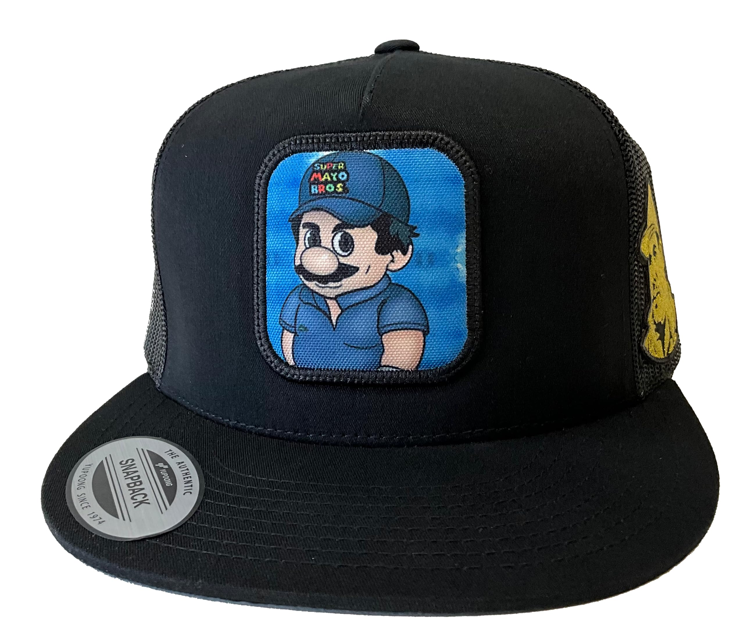 Super Mayo BROS CON EL Chapo AL LADO Hat Black mesh at Amazon Men’s ...