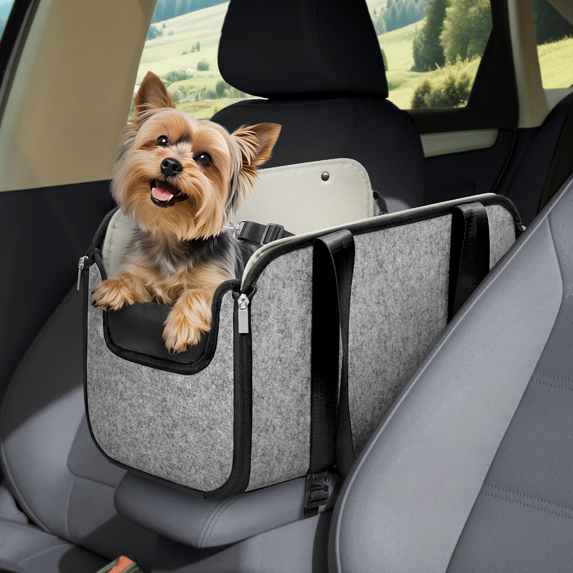 Snapklik.com : WOYYHO 18 Lbs Console Dog Car Seat