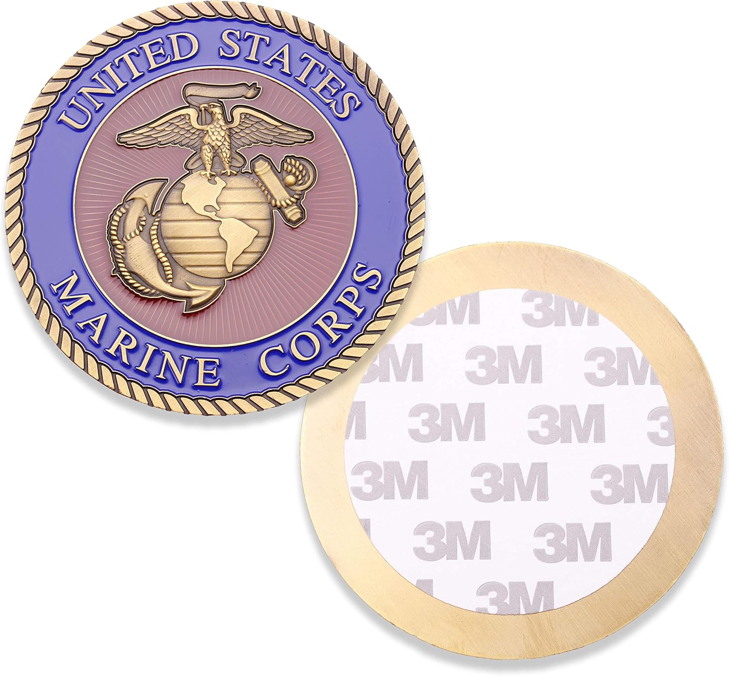 Amazon.com: 3" Marine Corps Challenge Coin Colored Filled - EGA ...