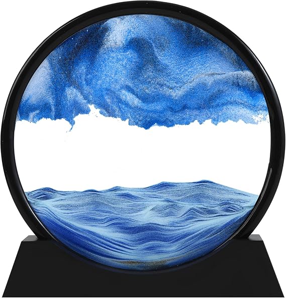 Amazon.com: AXELIP Moving Sand Art Picture, Liquid Motion 3D Deep Sea ...