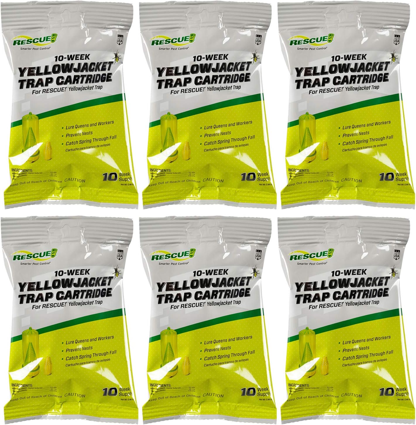 Amazon.com : RESCUE! Non-Toxic Wasp, Hornet, Yellowjacket Trap (WHY ...