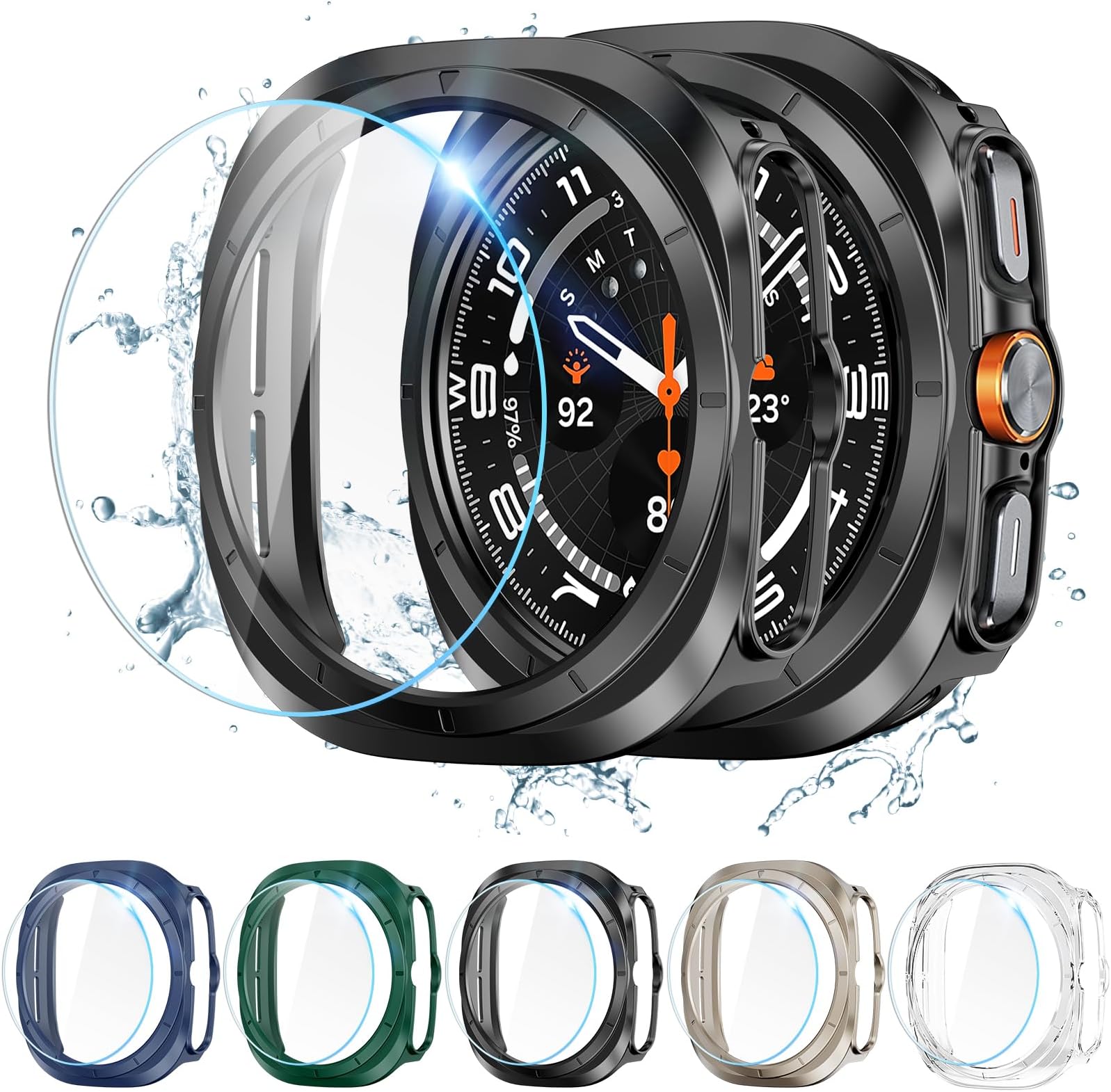 T Tersely (3 Pack) 9H Hardness Tempered Glass Screen Protector for ...