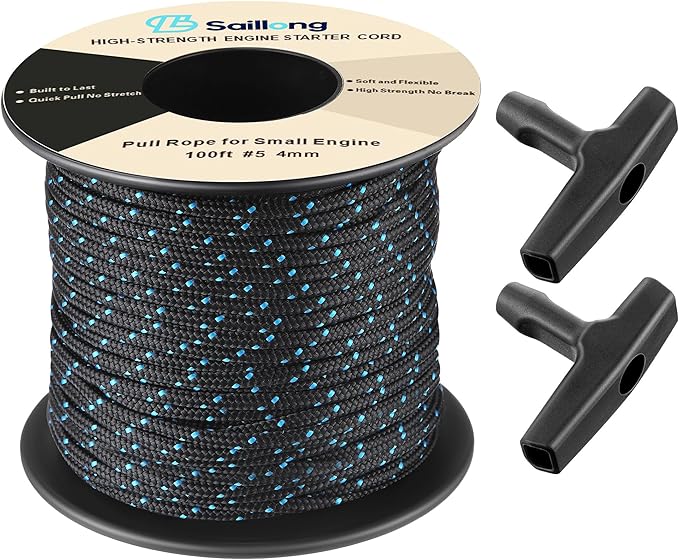 Amazon.com: Saillong 4mm 100ft Starter Rope, Pull Cord Rope for Small ...