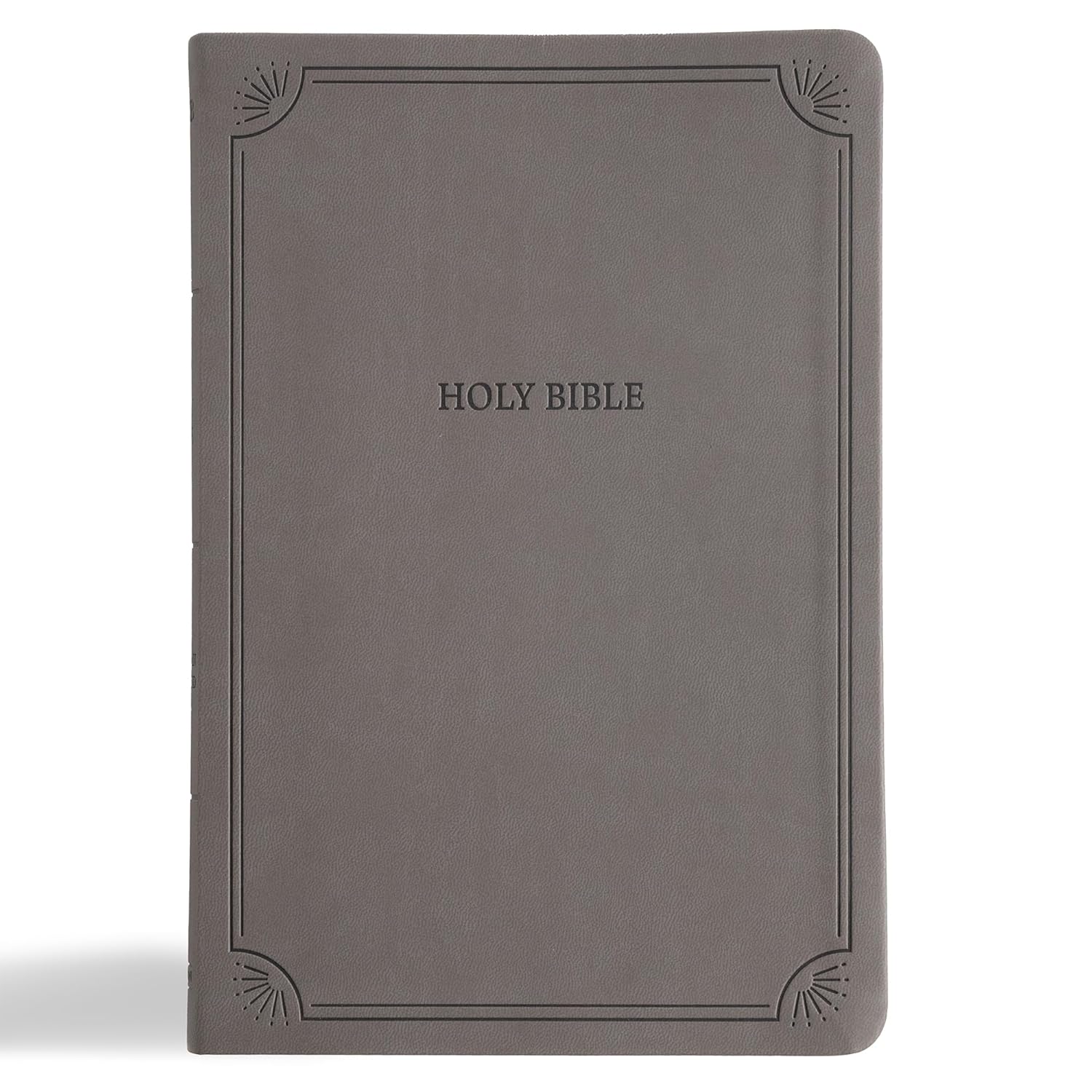 NASB Large Print Thinline Bible, Value Edition, Charcoal LeatherTouch ...